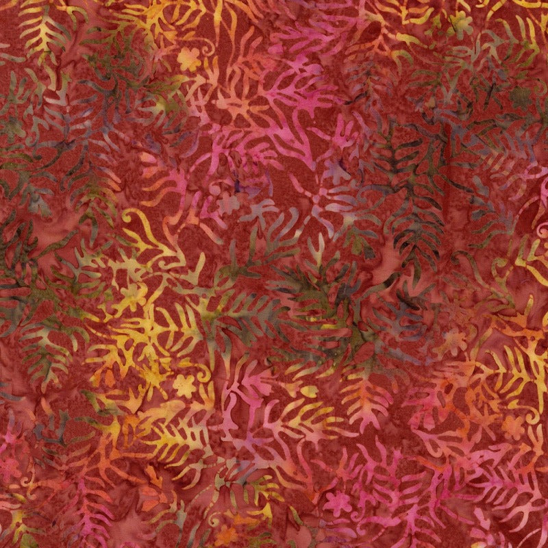 Evening Sky Sunset Dancing Branches Batik # B8629-SUNSET – Little Extra ...